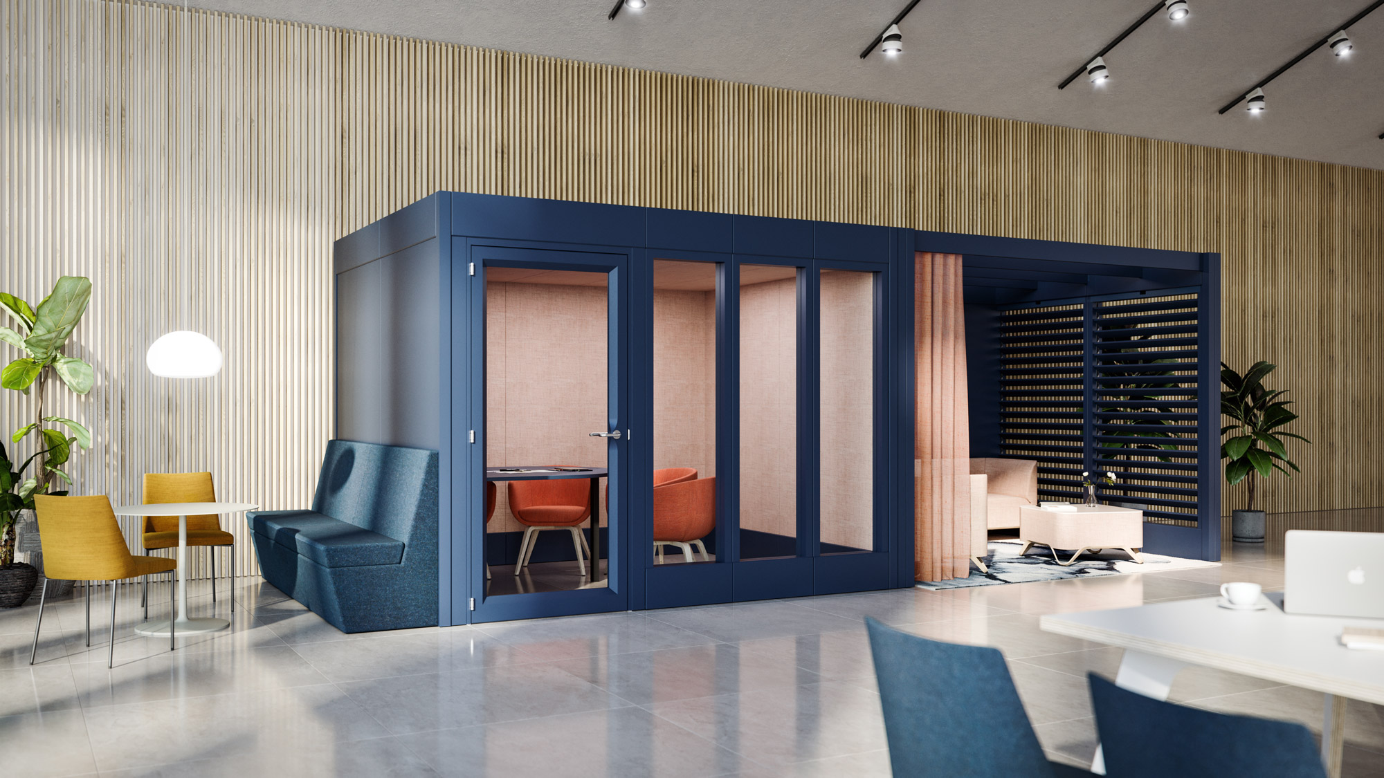 Pods and Booths - District Four Design